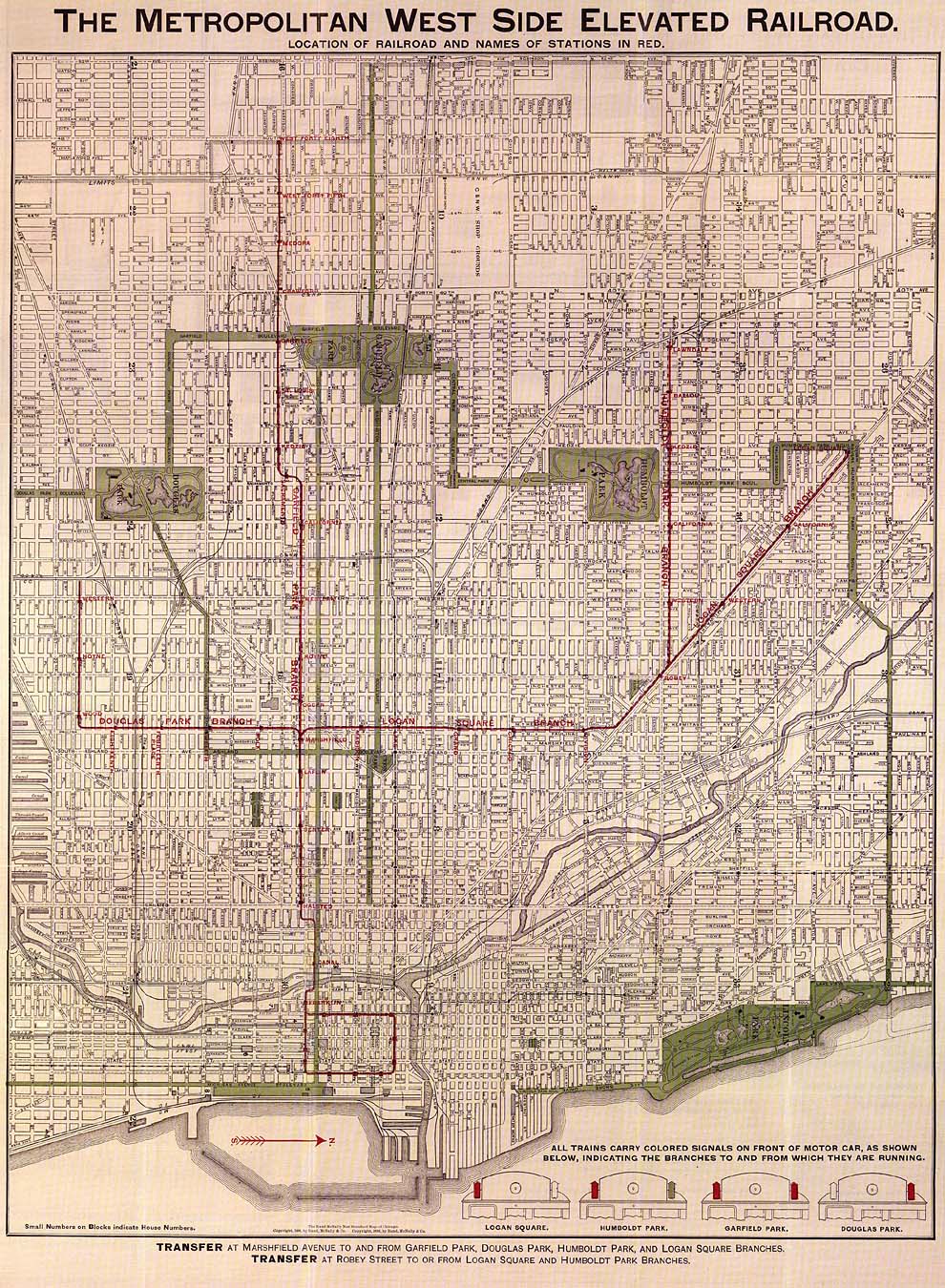 Chicago ''L''.org: System Maps - Route Maps