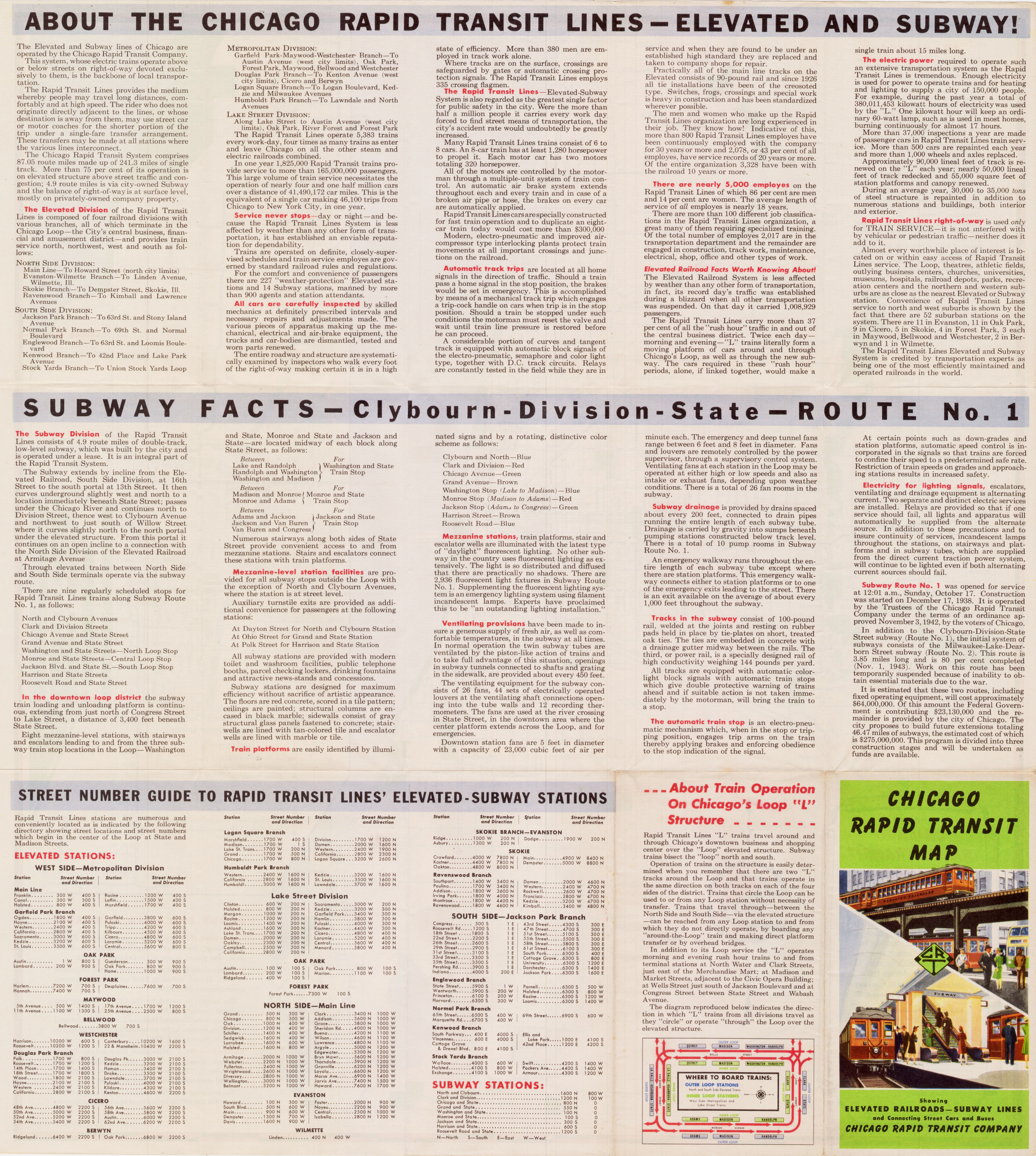 Chicago ''L''.org: System Maps - Route Maps