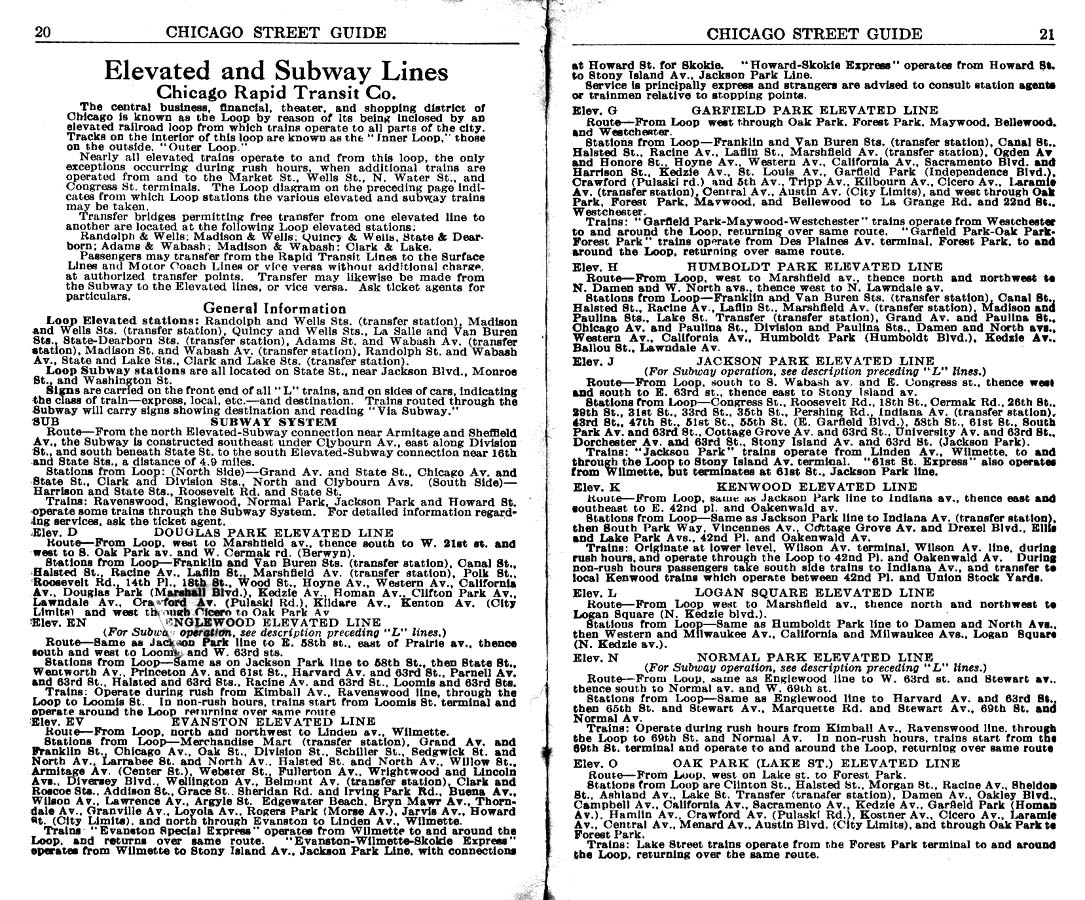 Chicago L Map | Theodoræ Ditsek