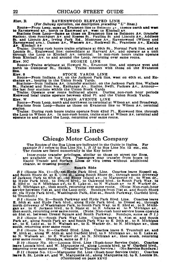 Chicago ''L''.org: System Maps - Route Maps