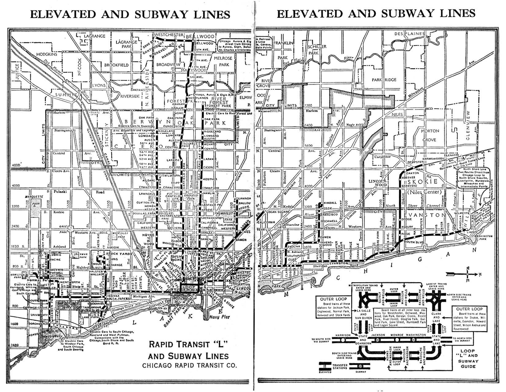 Chicago ''L''.org: System Maps - Route Maps Chicago ''L''.org: System Maps - Route Maps