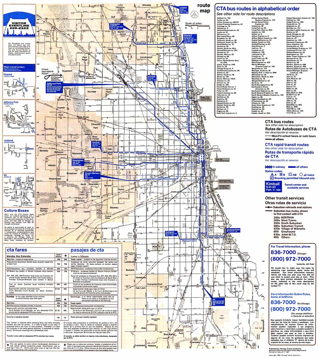 Chicago ''L''.org: System Maps - Route Maps