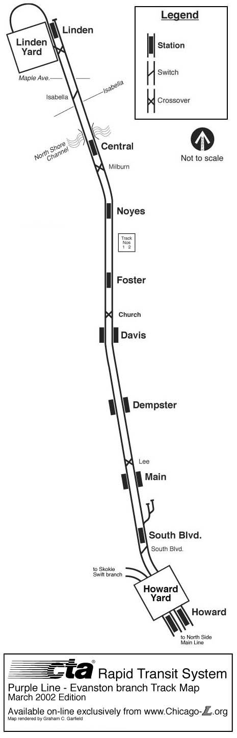 Chicago ''L''.org: System Maps - Track Maps